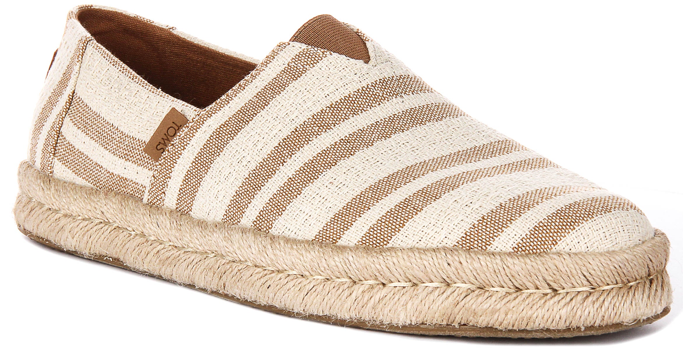 Toms Alpargata Rope 2.0 In Beige Brown For Men | Cloudbound Foam Shoes ...