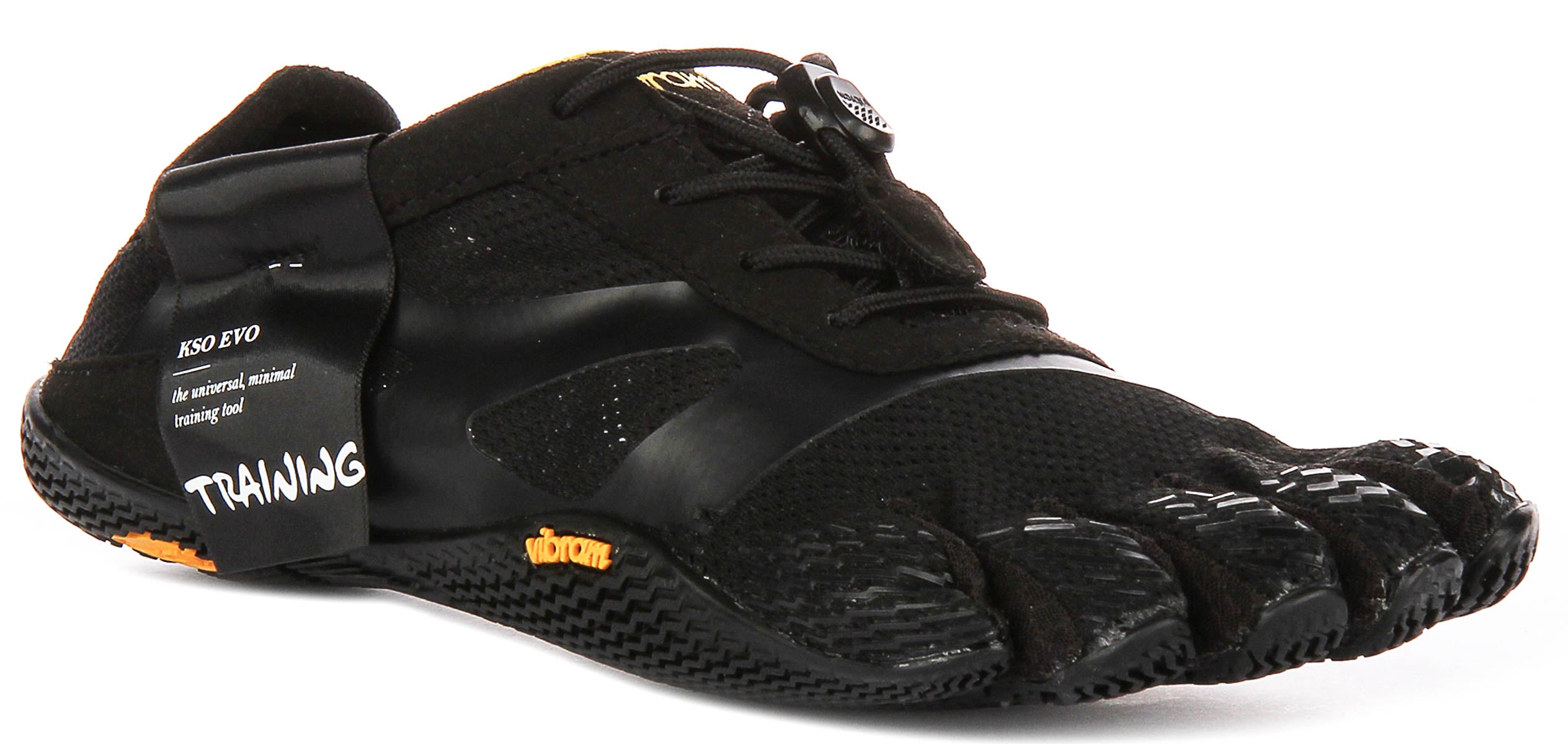 Vibram FiveFingers KSO EVO Black Mens Shoes | Barefoot Trainers ...