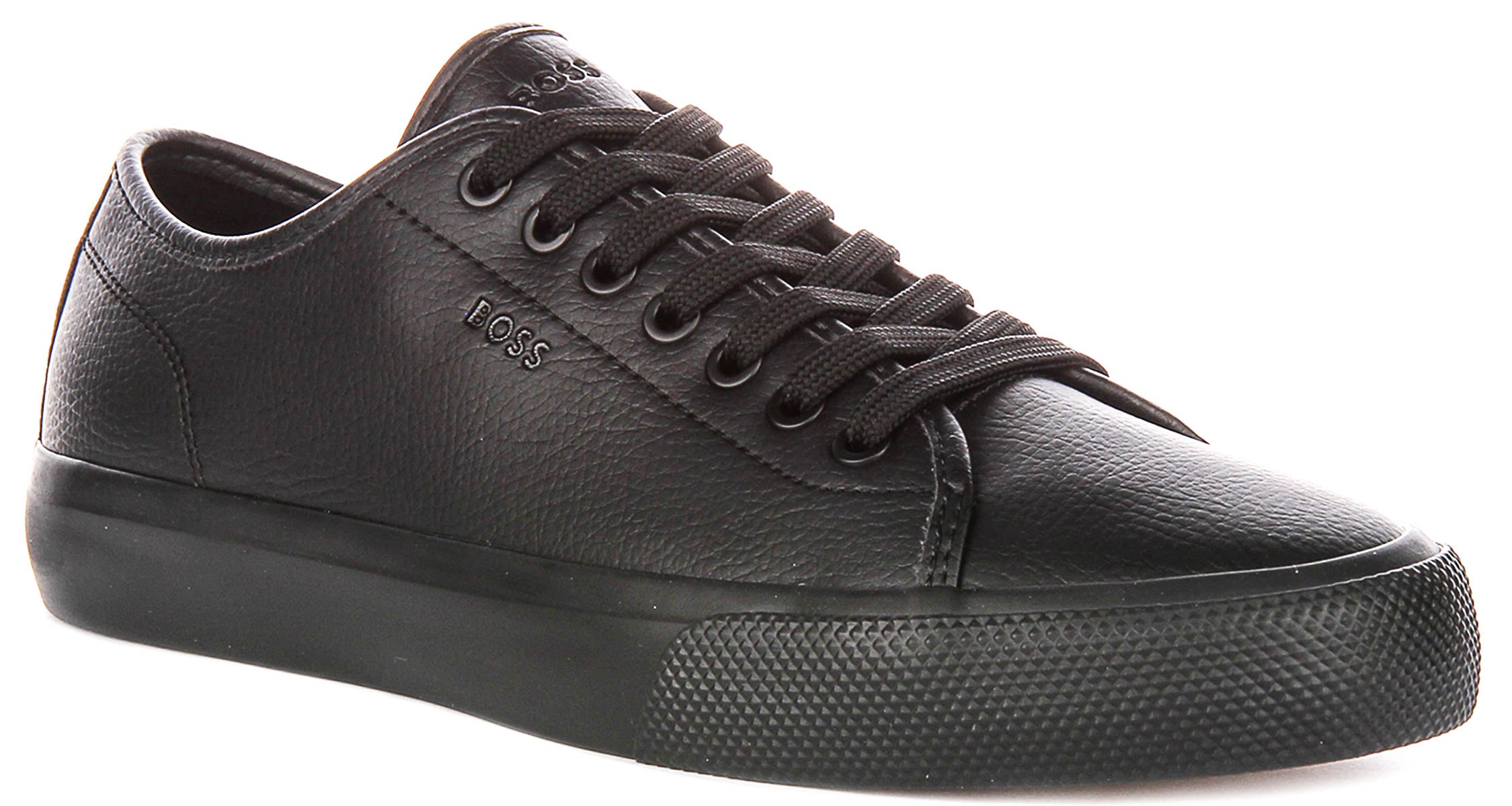 Boss Aiden Tenn Sgrp In Black For Mens | Hugo Boss Smart Trainers ...