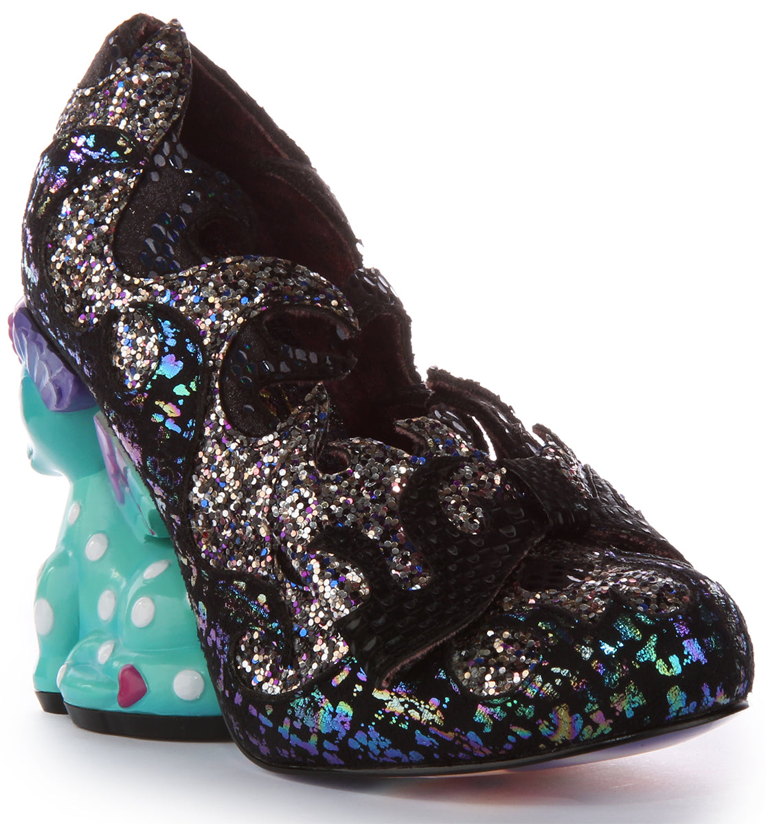 Irregular Choice Dragons Lair In Black Multi For Women | Heel Shoe ...