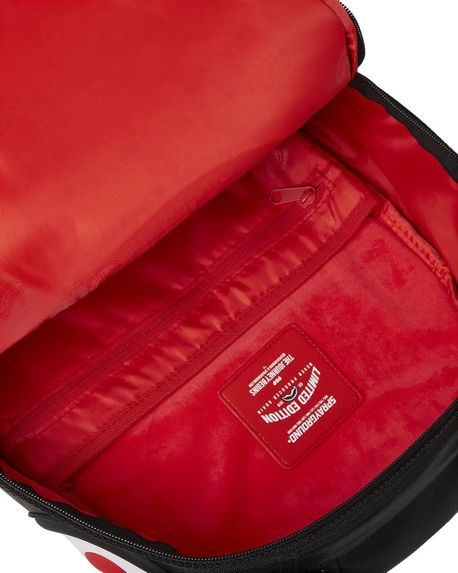 Sprayground Rubber Teeth Shark In Black Red | Backpack – 4feetshoes