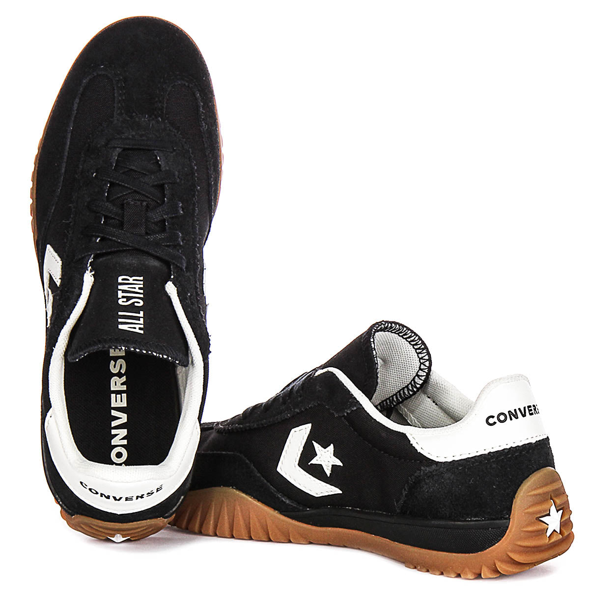 Converse A08263C Run Star Traction In Black White | Trainers – 4feetshoes