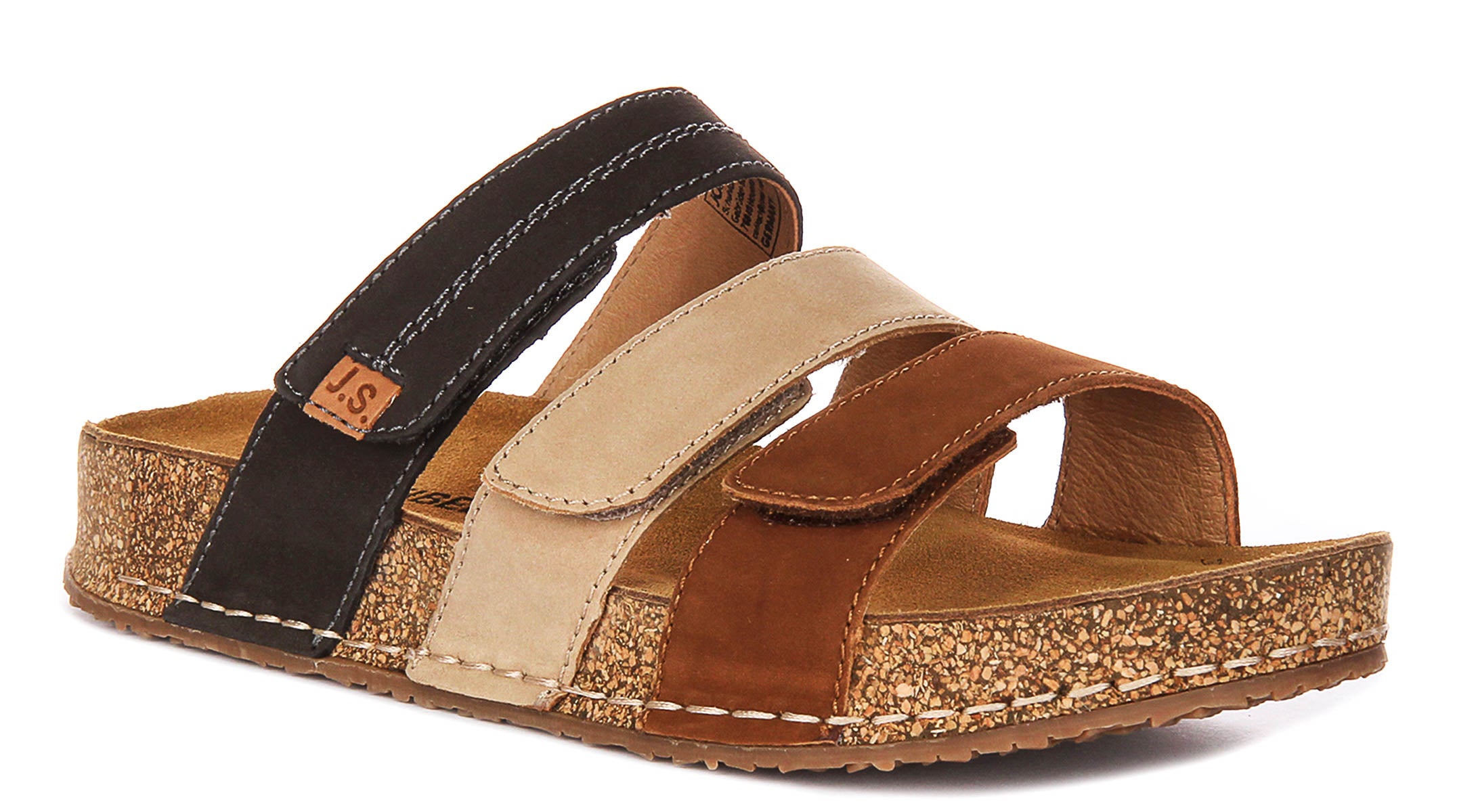 Josef Seibel Hannah 03 In Brown Multi For Women | Mule Sandals – 4feetshoes