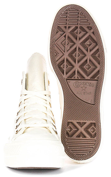 Converse A12764C All Star Lift Platform In Cream For Women | Platform ...