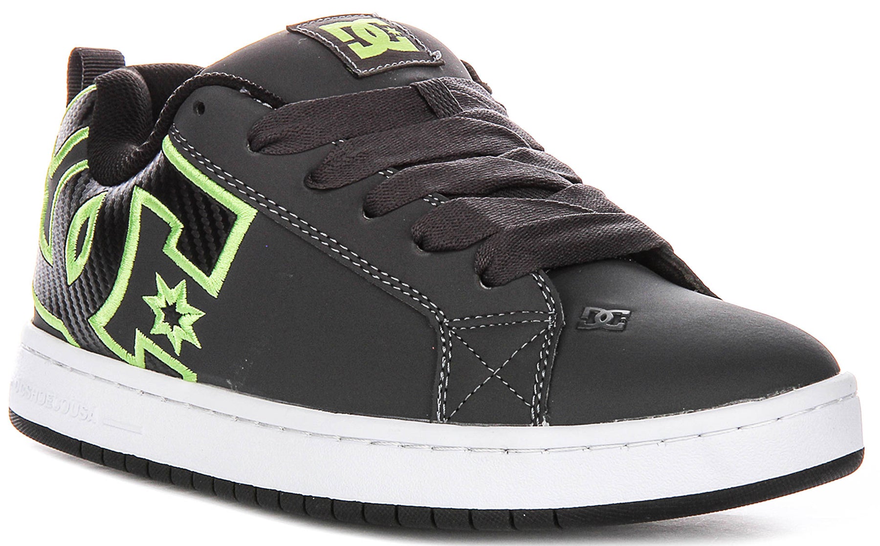 Dc Shoes Court Graffik In Grey For Men | Lace Up Skate Trainers ...