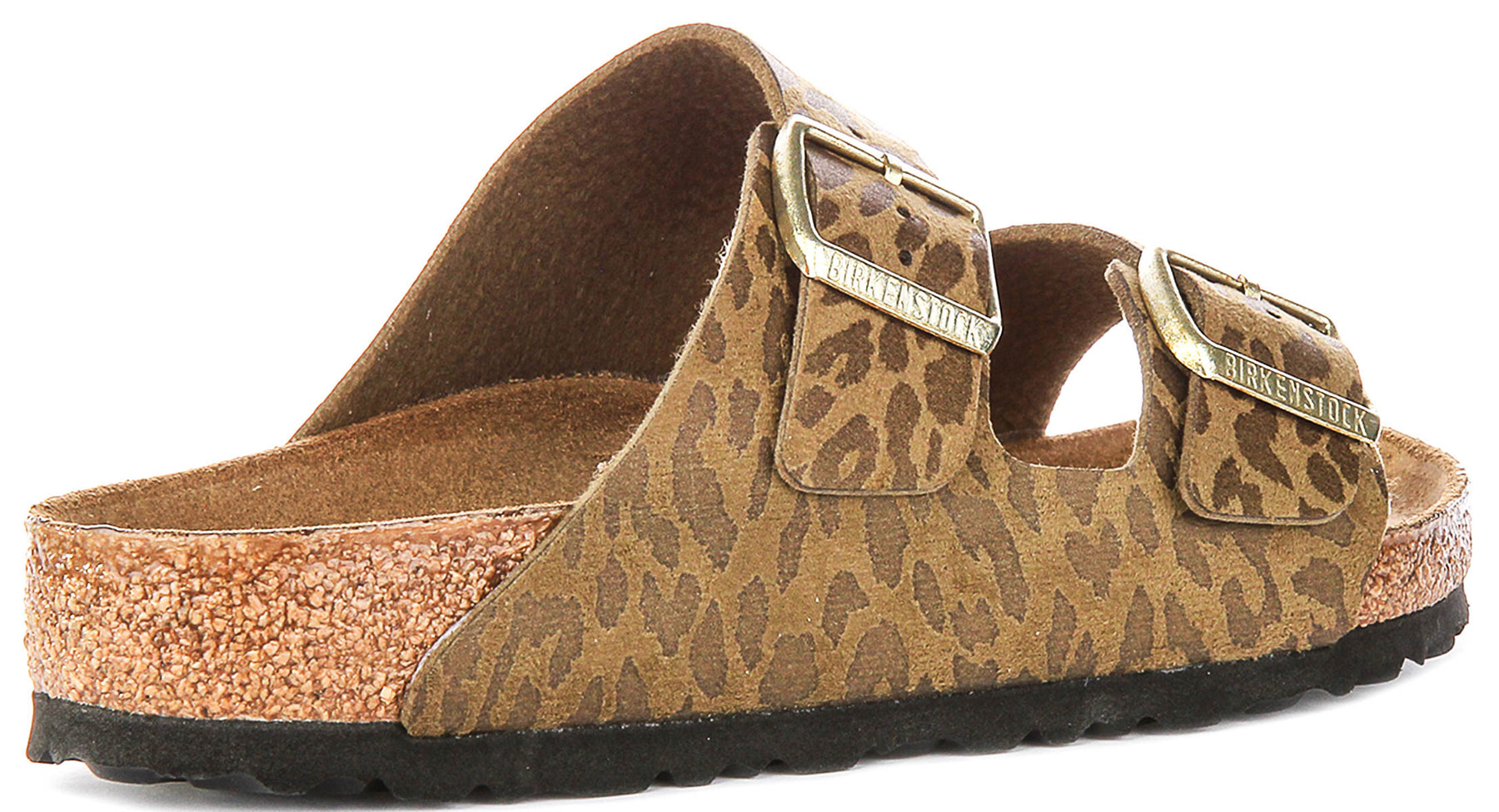Birkenstock Arizona Bs In Tan Leopard Print | Regular Fit – 4feetshoes