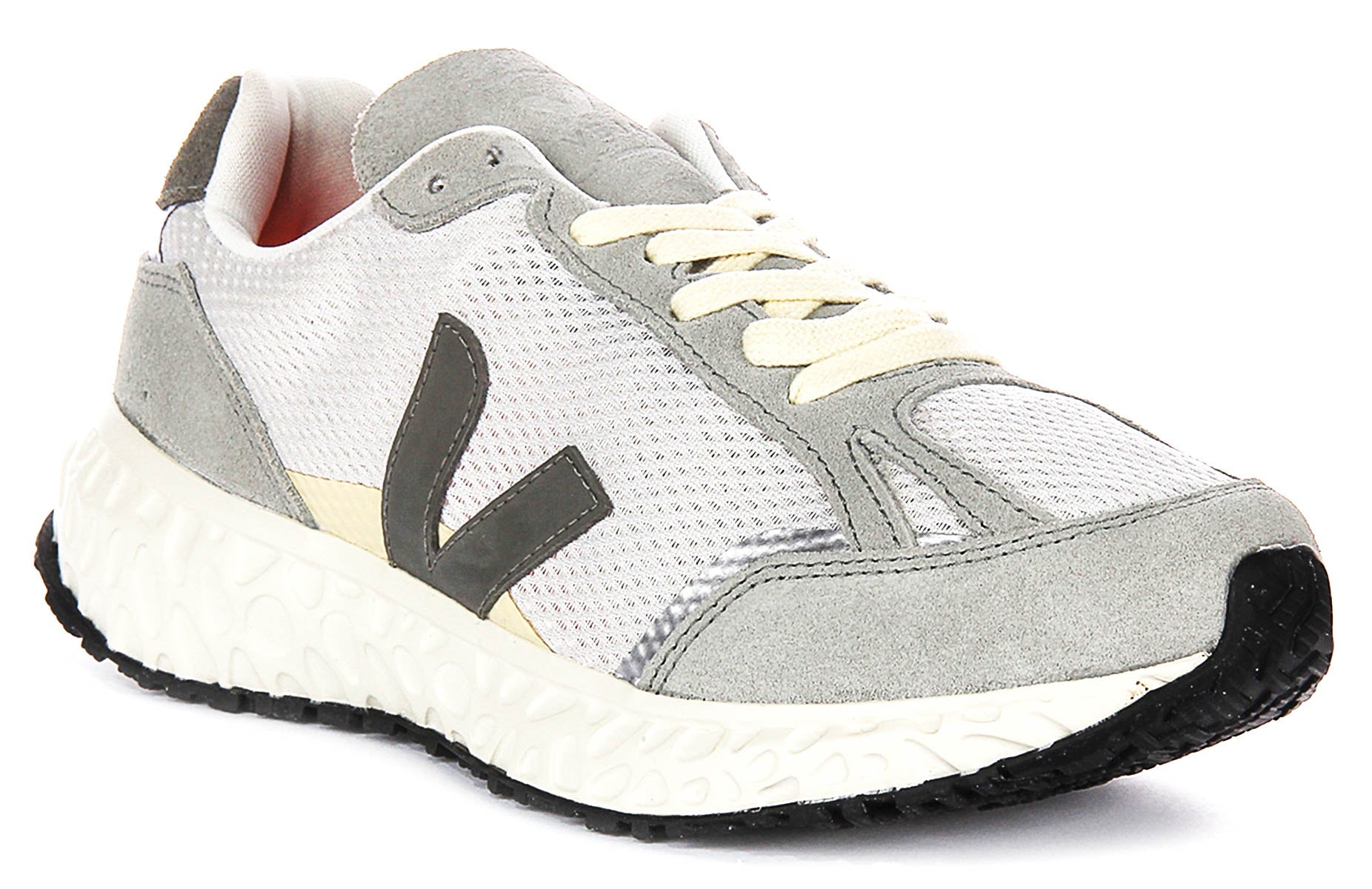 Veja Condor Royale In Light Grey For Women | Lace Up Mesh Runner ...