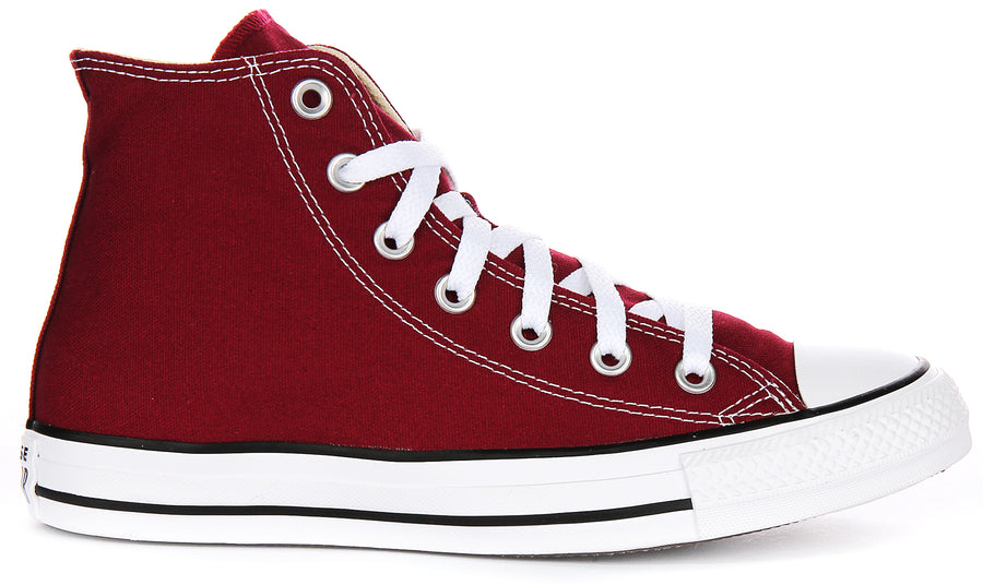 Converse M9613C Chuck Taylor All Star Hi In Maroon For Men | Trainer ...