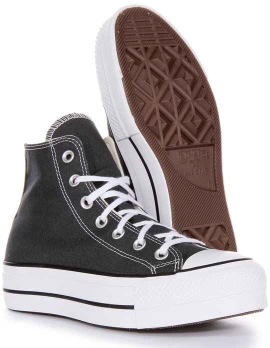 Converse A07927C All Star Lift In Pine For Women | Platform – 4feetshoes