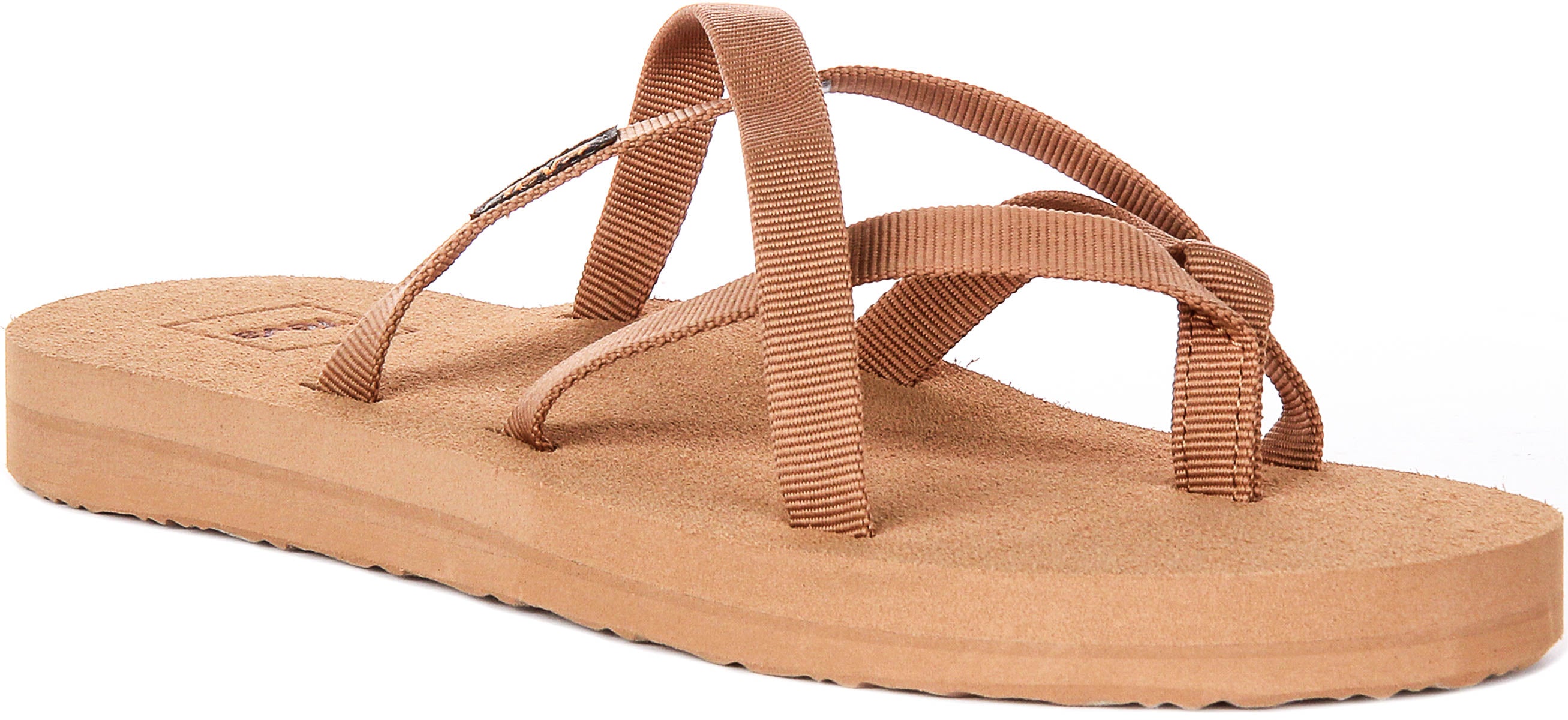 Teva Women's Olowahu In Tan | Quick Dry Vegan Webbing Sandals – 4feetshoes
