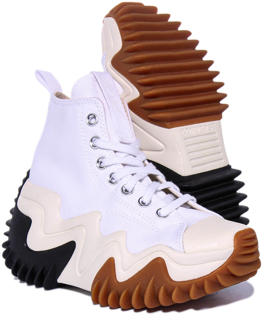 Converse 171546C Run Star Motion Hi In White | Converse Run Star ...