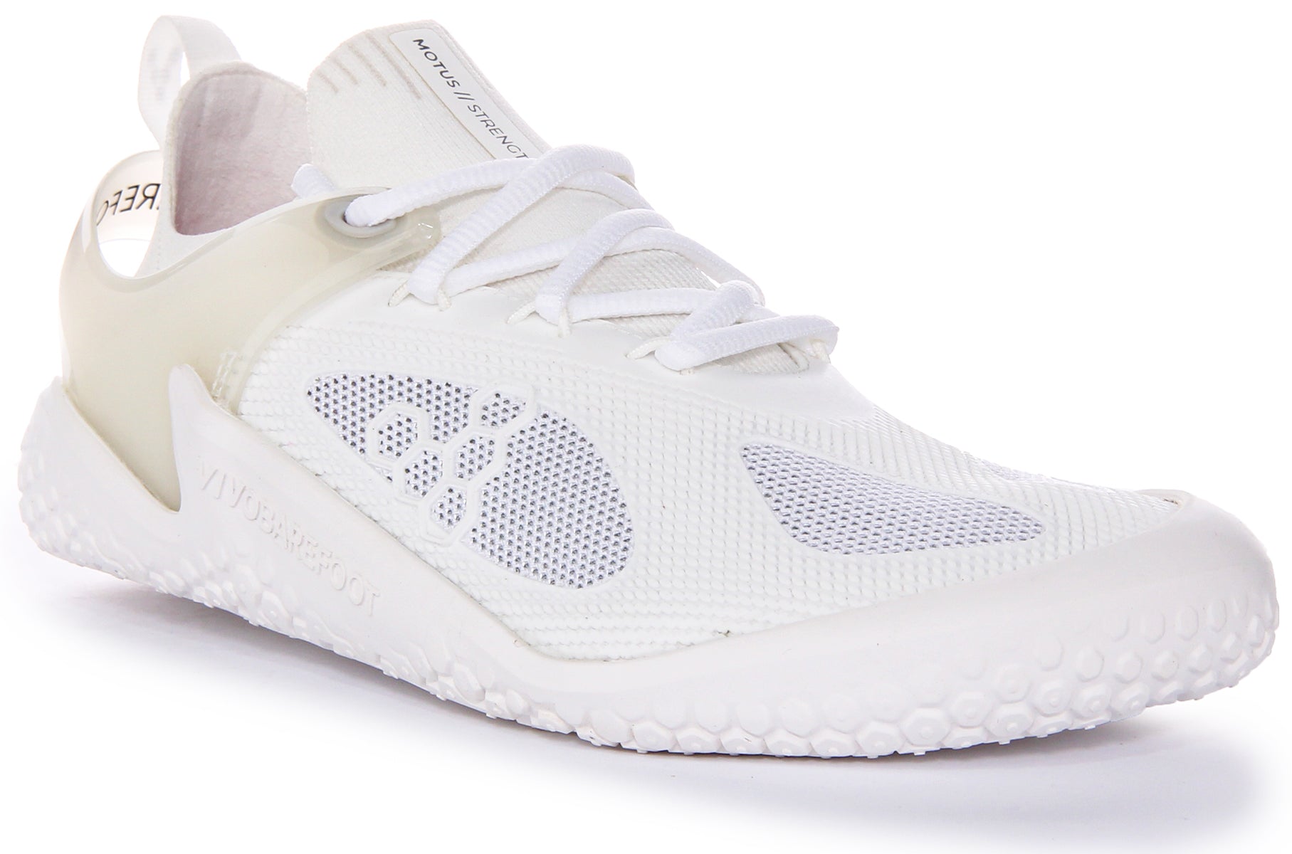 Vivobarefoot Motus Strength In White For Women | Vegan Shoe – 4feetshoes