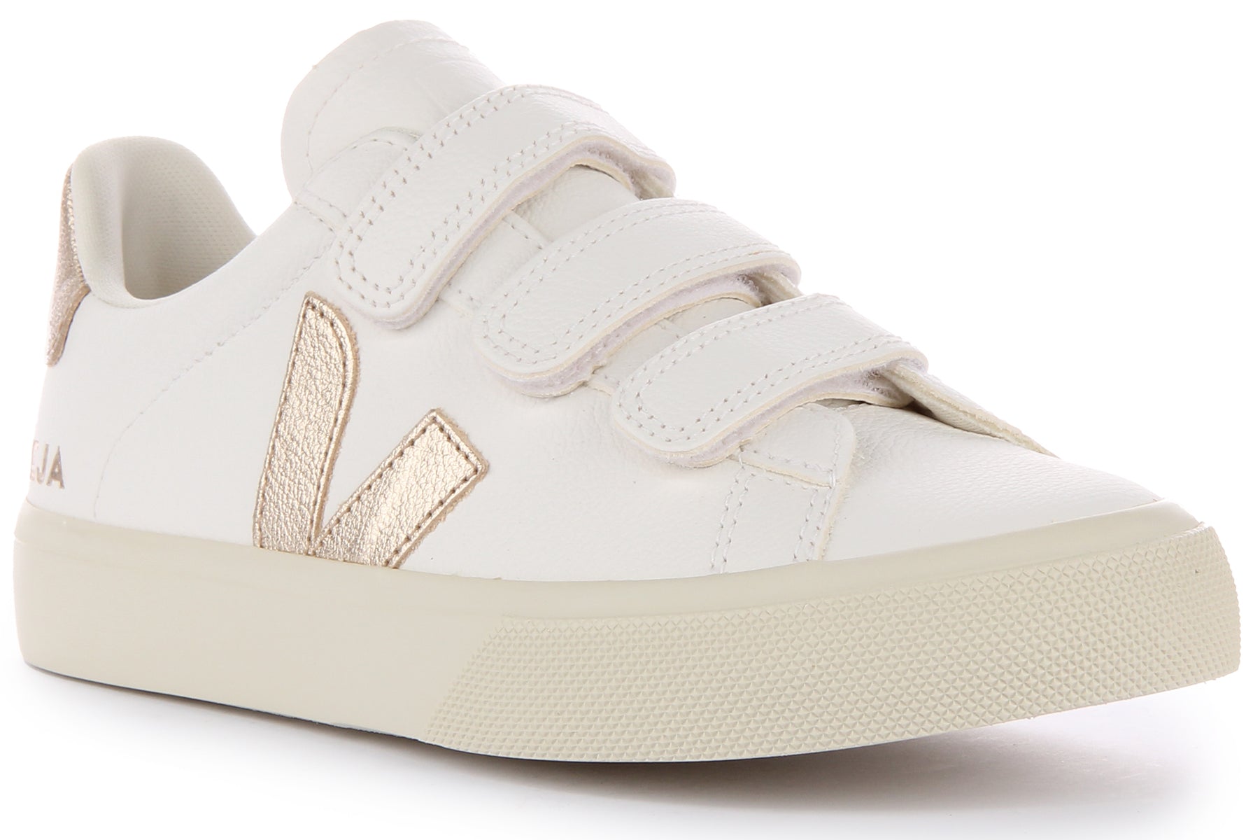 Veja Recife Chromefree White Bronze For Men | Triple Strap Trainer ...