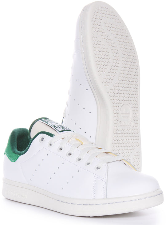 Adidas Stan Smith In White Green For Men | Classic Tennis Shoes ...