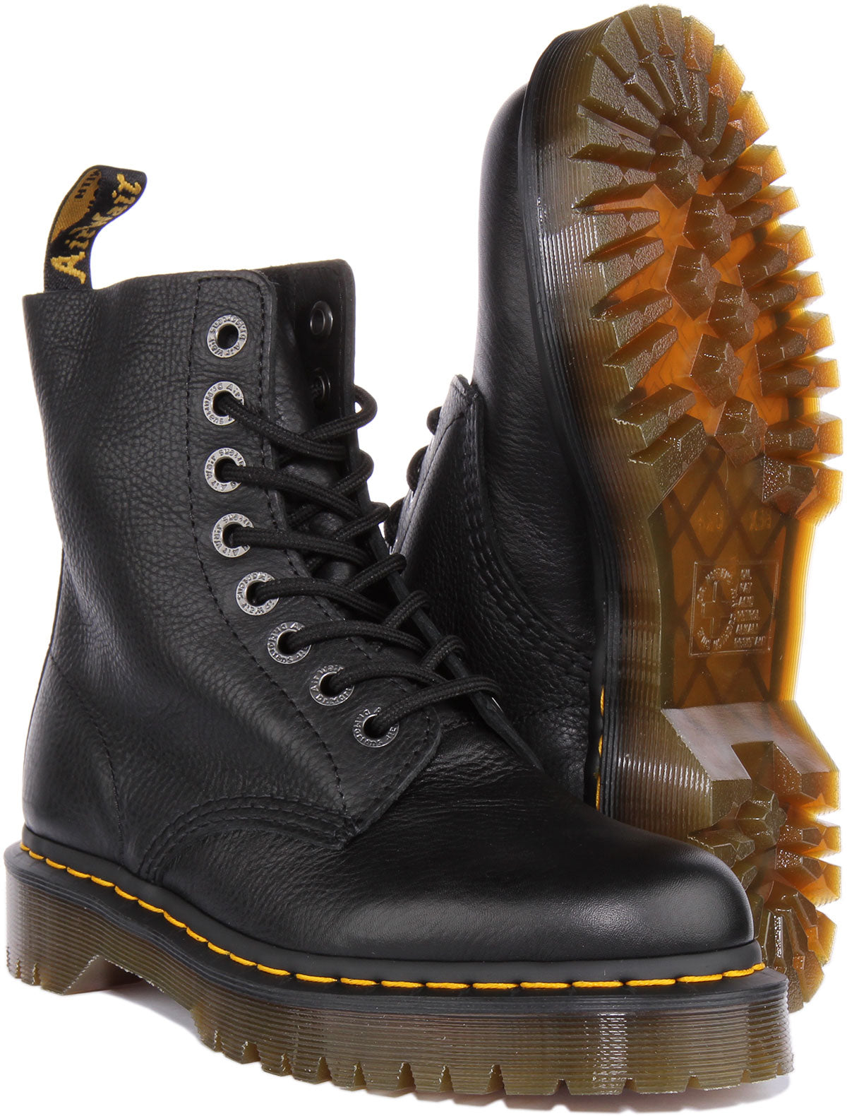 Dr Martens 1460 Pascal Bex In Black | Thick Sole Lace Up Platforms ...