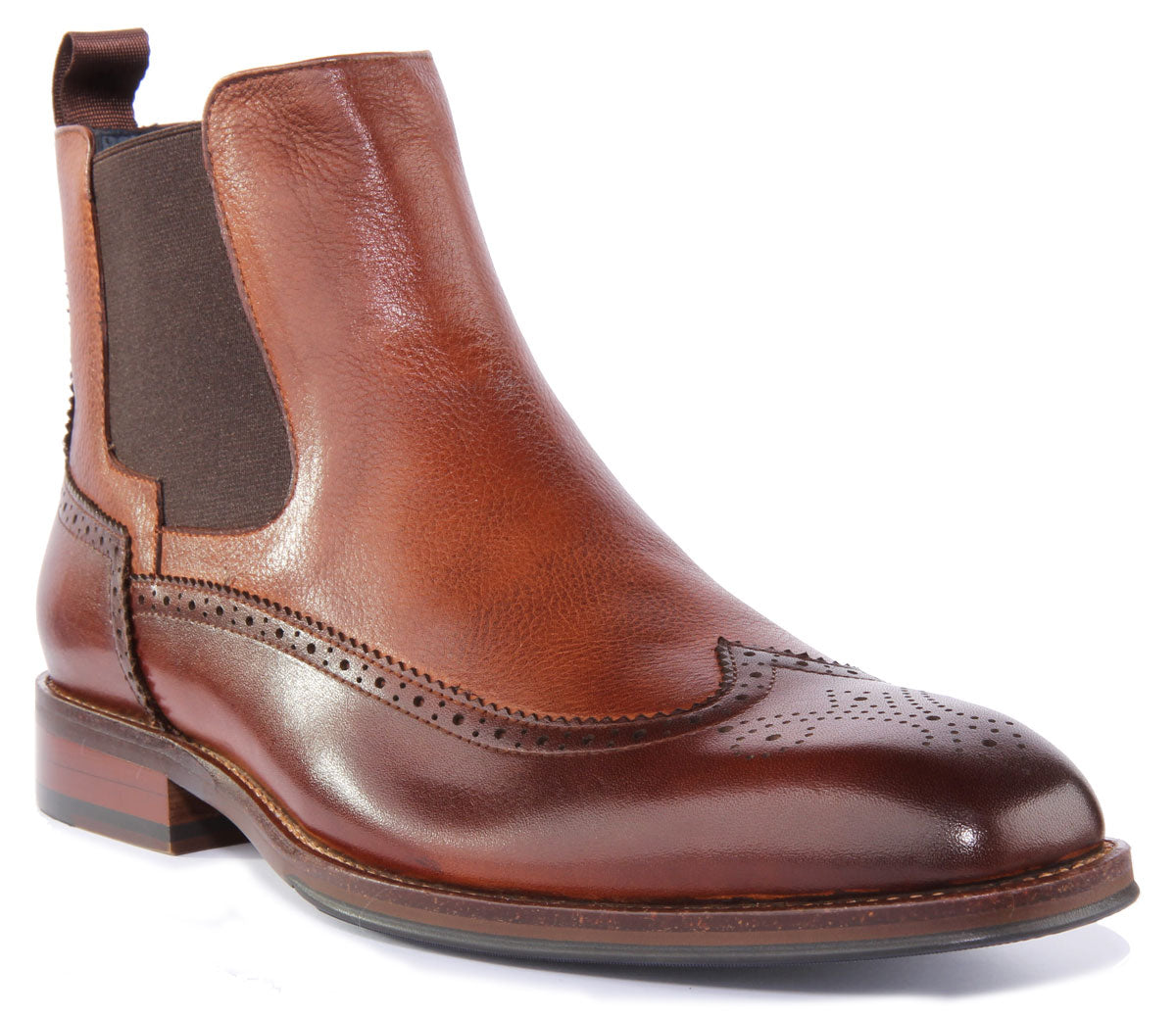 Justinreess England Warren In Brown For Men | Mens Chelsea Boots ...