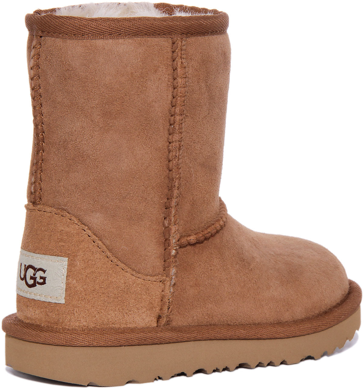 UGG Australia Classic II In Chestnut For Kids | Sheepskin Lined Boots ...