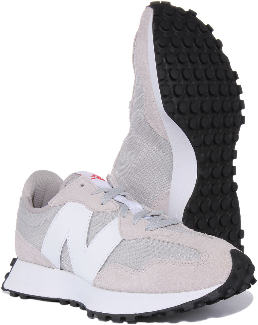 New Balance Ms327Cgw In Grey White For Men | Lace up Trainers – 4feetshoes