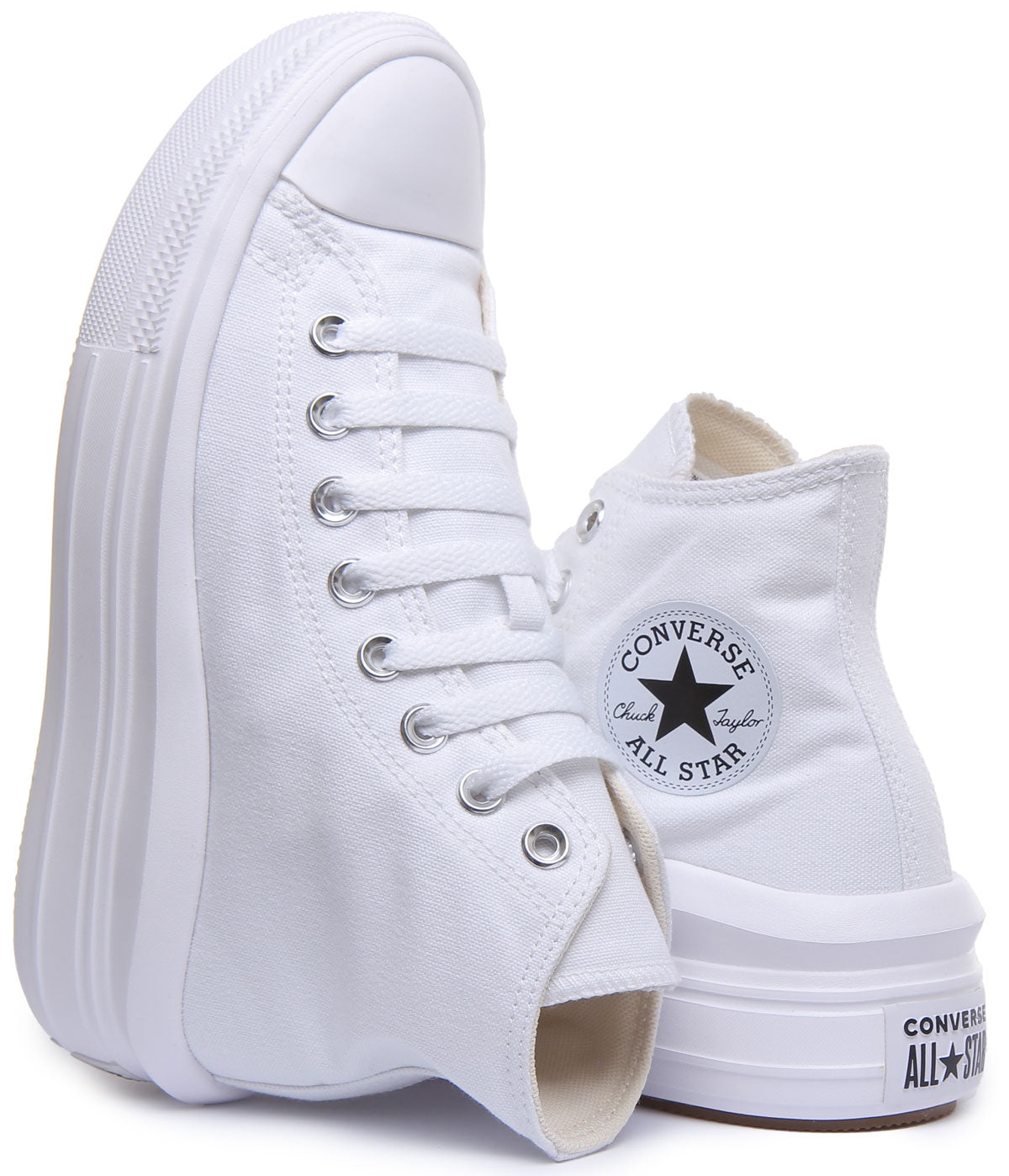 Converse 568498C CT All Star Hi Trainer In White Black For Women ...